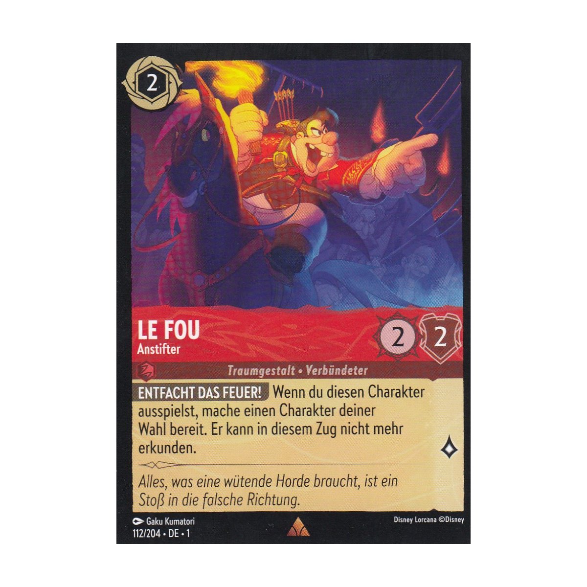 Le Fou - Anstifter Holo 112/204 1TFC-112-Holo Das Erste Kapitel kaufen