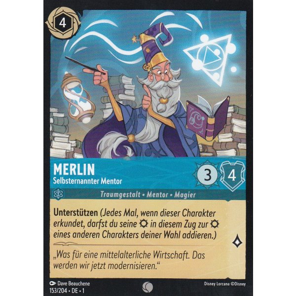Merlin - Selbsternannter Mentor Holo 153/204 1TFC-153-Holo Das Erste ...