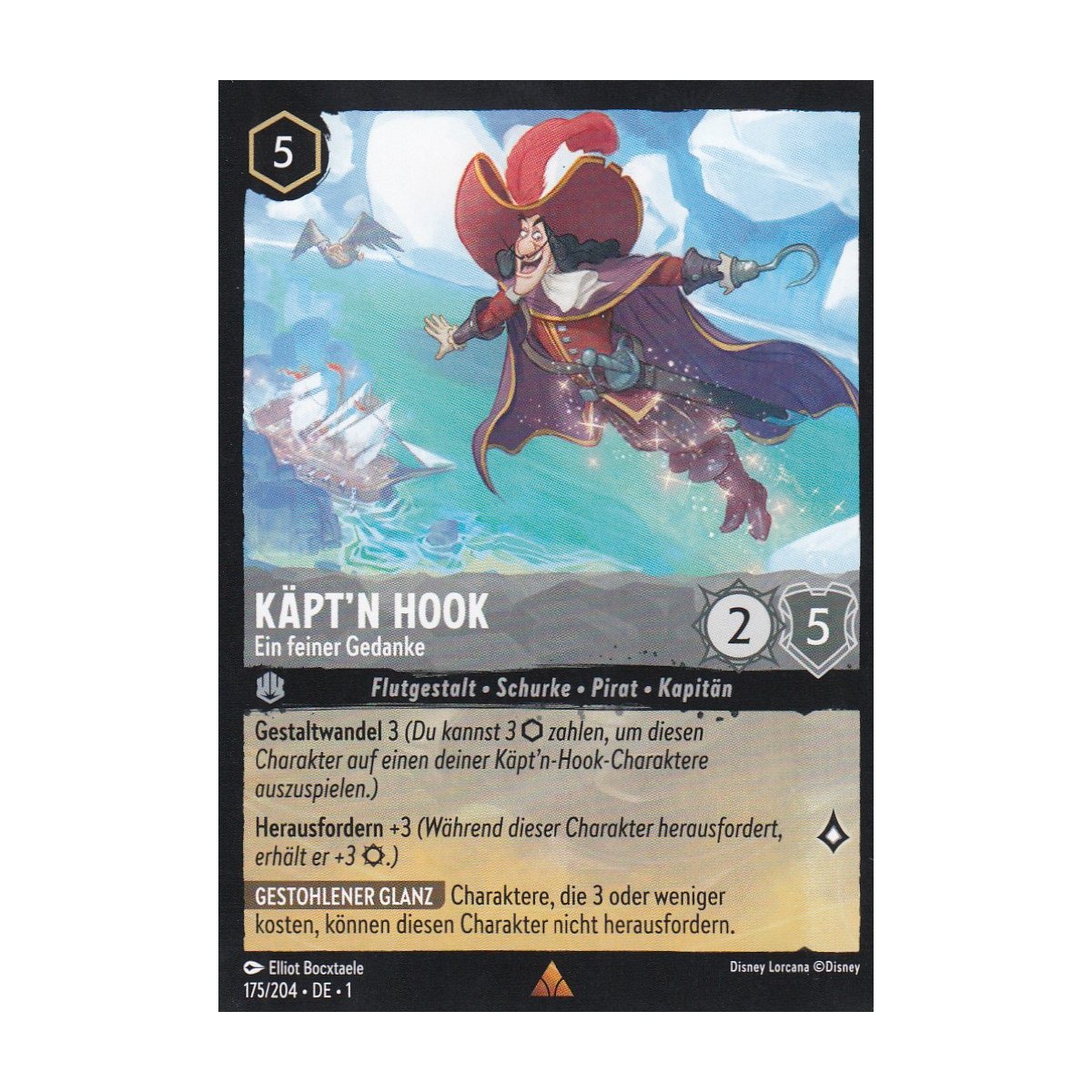 Käpt'n Hook - Ein feiner Gedanke Holo 175/204 1TFC-175-Holo Das Erste ...