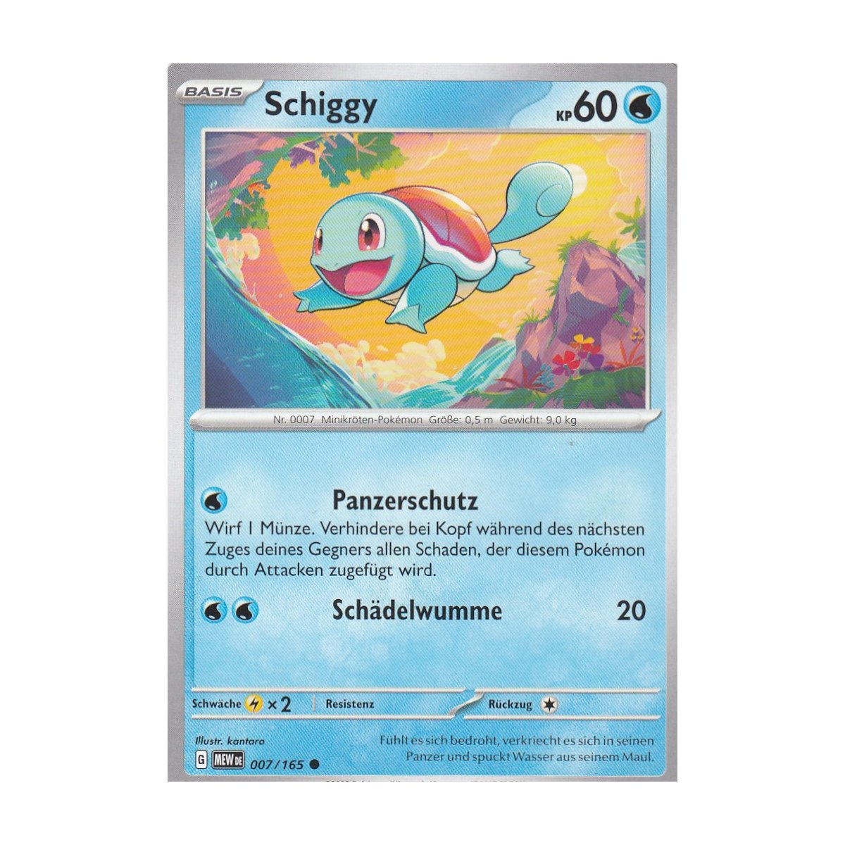 Shiny Squirtle Pokemon Card