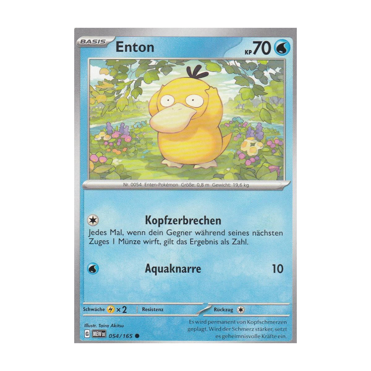 Enton 054/165 MEW 151 Pokemon Karte günstig kaufen