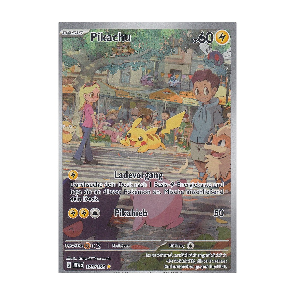 Pikachu 173/165 Illustration Rare MEW 151 Pokemon Karte kaufen