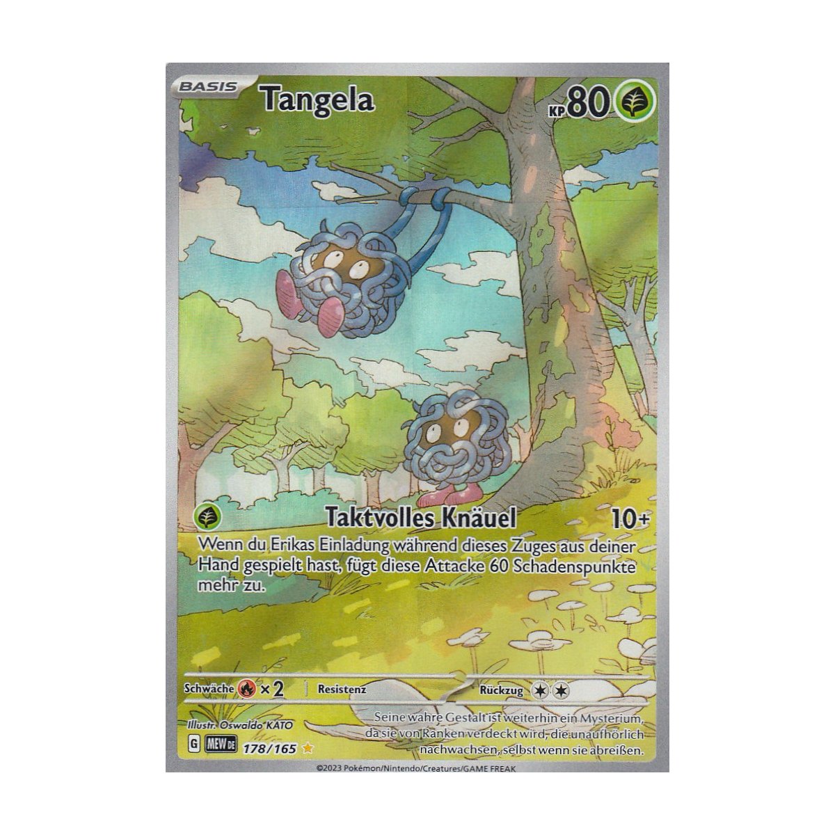 Tangela 178/165 Illustration Rare MEW 151 Pokemon Karte kaufen