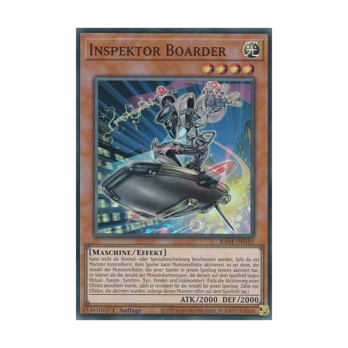 Inspektor Boarder V.7 (Ultimate Rare) RA01-DE010 V.7-Ultimate-Rare 25th ...