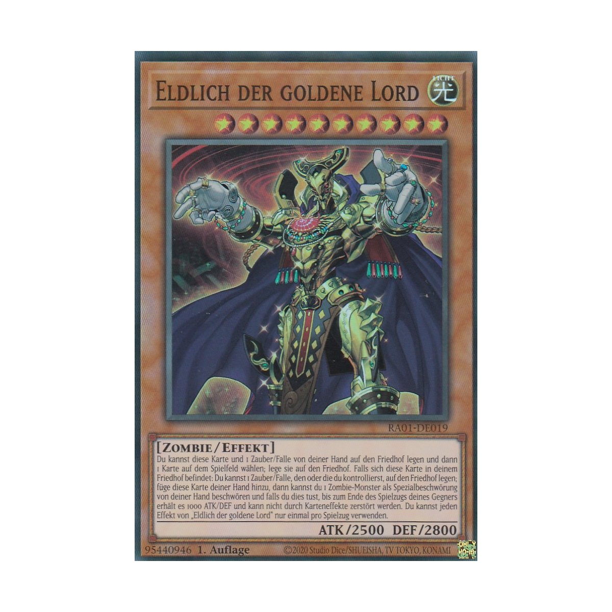 Eldlich der goldene Lord V.2 RA01-DE019 V.2 25th Anniversary Rarity Collection kaufen