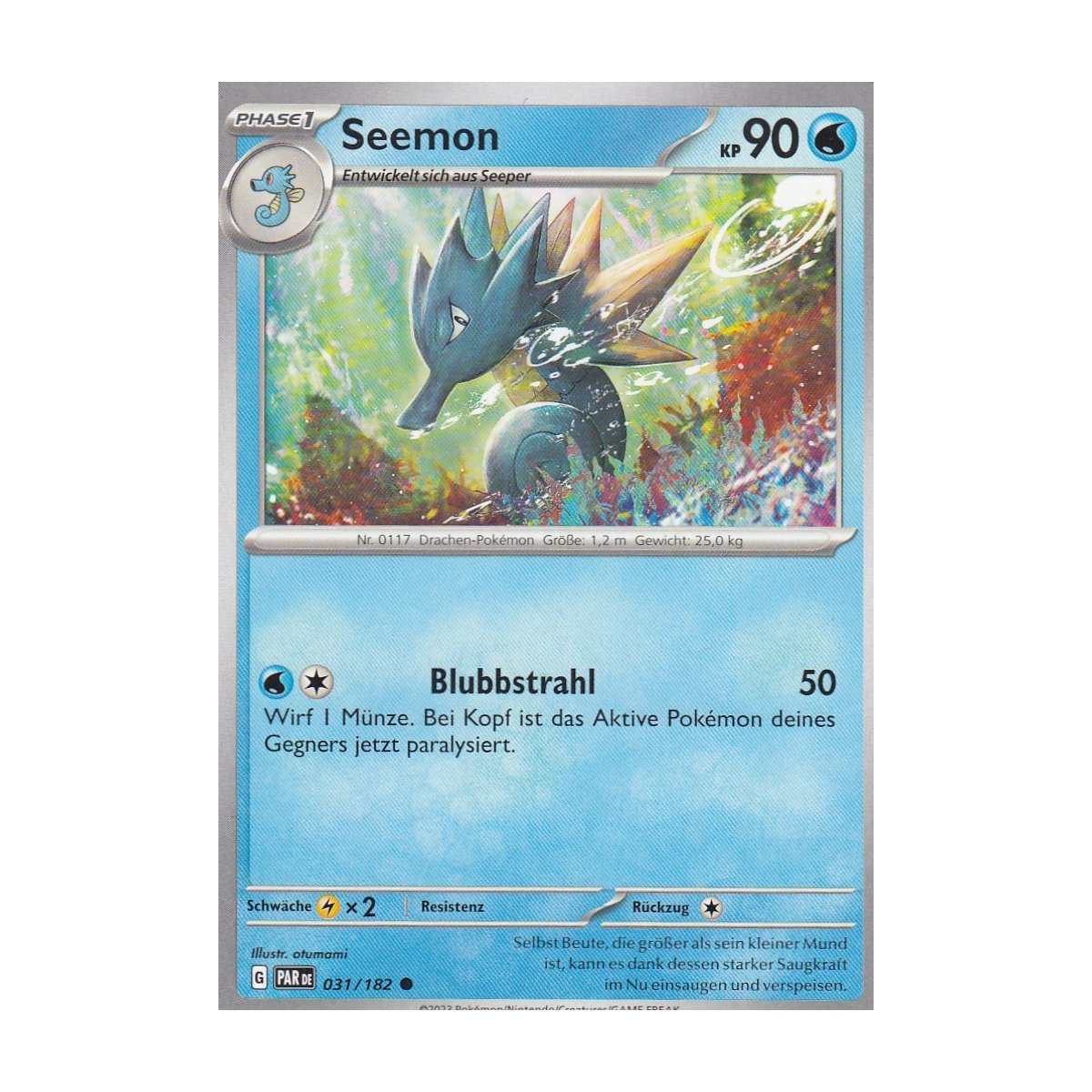 Seemon 031/182 Paradoxrift Pokemon Karte günstig kaufen