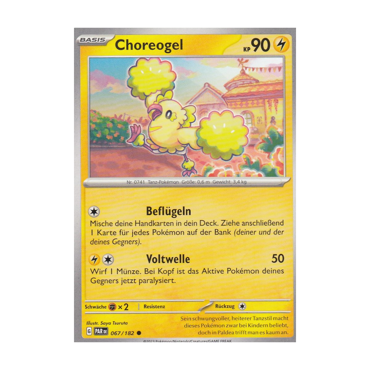 Choreogel 067/182 Paradoxrift Pokemon Karte günstig kaufen