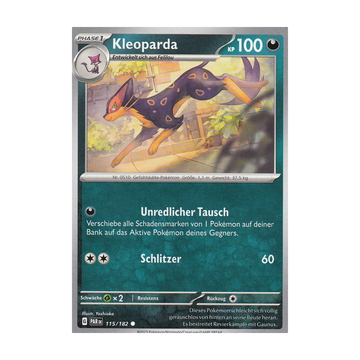 Kleoparda 115/182 Paradoxrift Pokemon Karte günstig kaufen