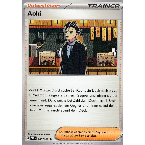Aoki 165/182 Paradoxrift Pokemon Karte günstig kaufen
