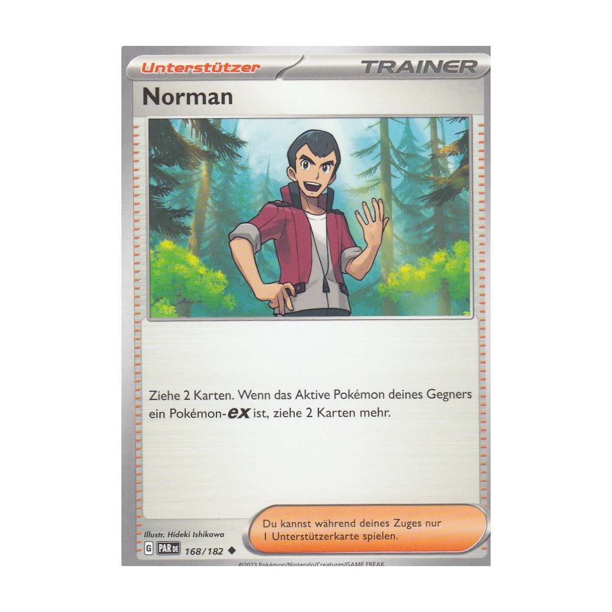 Norman 168/182 Paradoxrift Pokemon Karte günstig kaufen