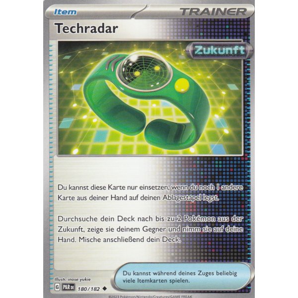 Techradar 180/182 Paradoxrift Pokemon Karte günstig kaufen