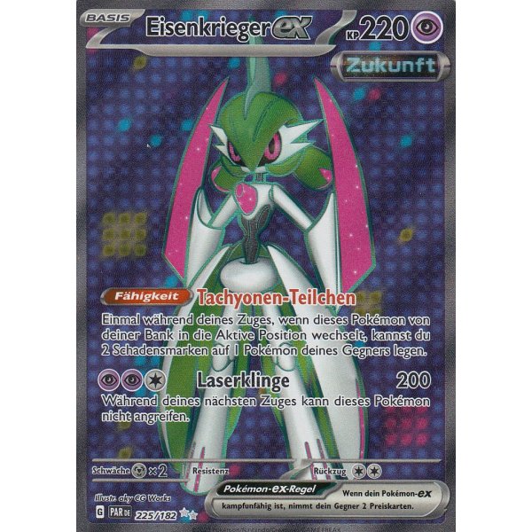 Eisenkrieger ex 225/182 Fullart Paradoxrift Pokemon Karte kaufen