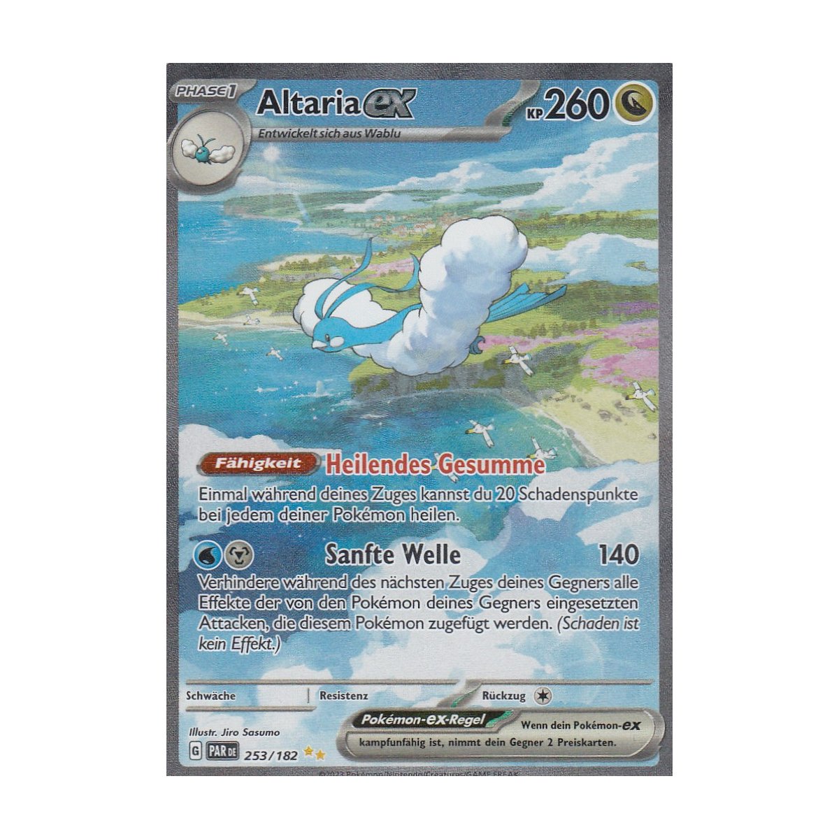 Altaria ex 253/182 Special Illustration Rare Paradoxrift Pokemon Karte ...
