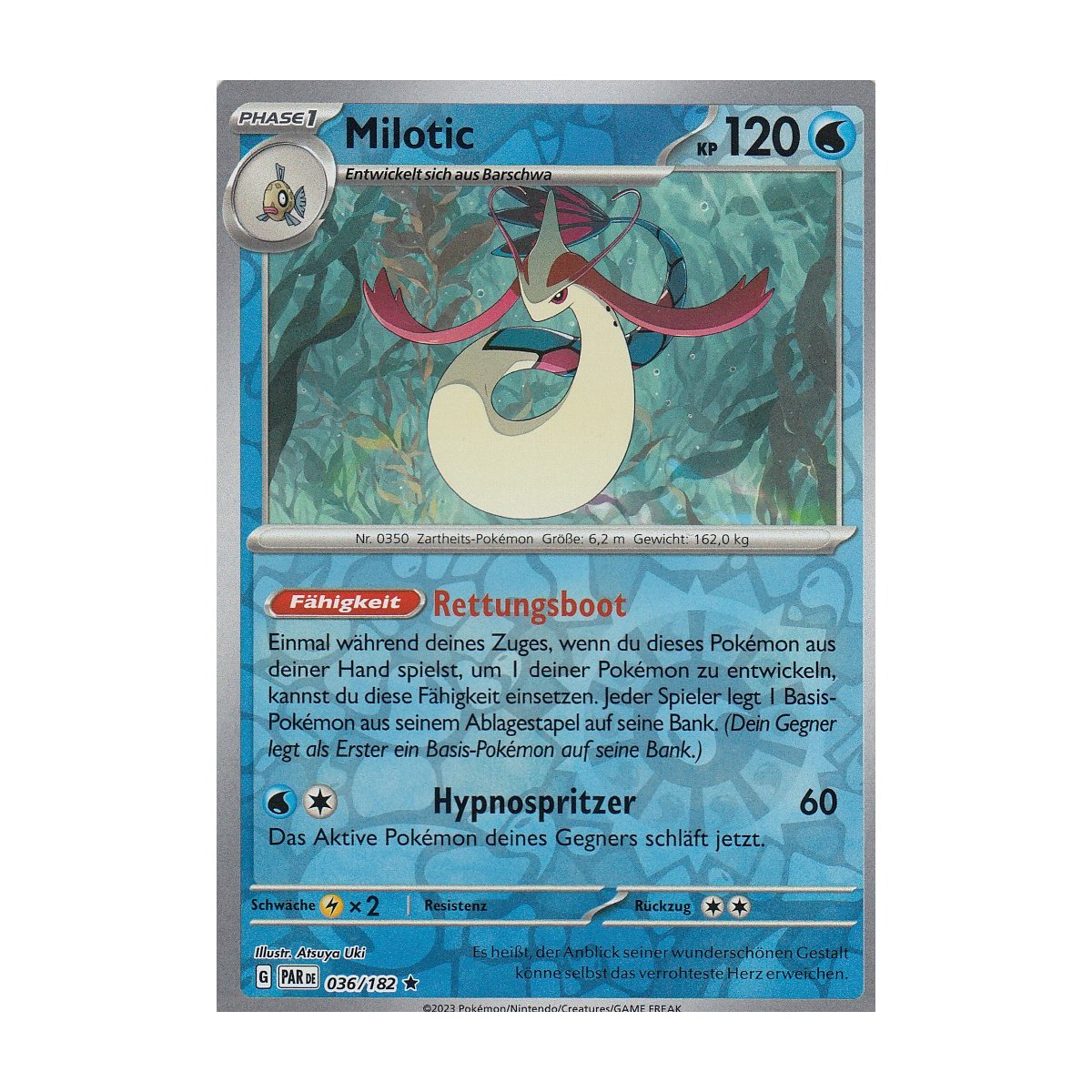 Milotic 036/182 Holo REVERSE HOLO Paradoxrift Pokemon Karte kaufen