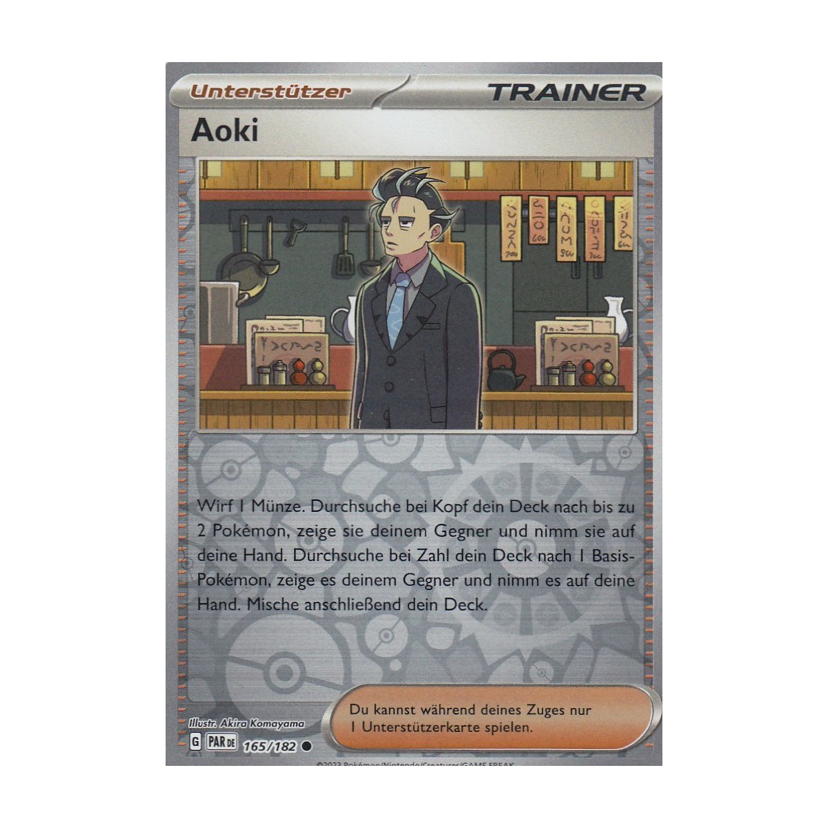 Aoki 165/182 REVERSE HOLO Paradoxrift Pokemon Karte kaufen