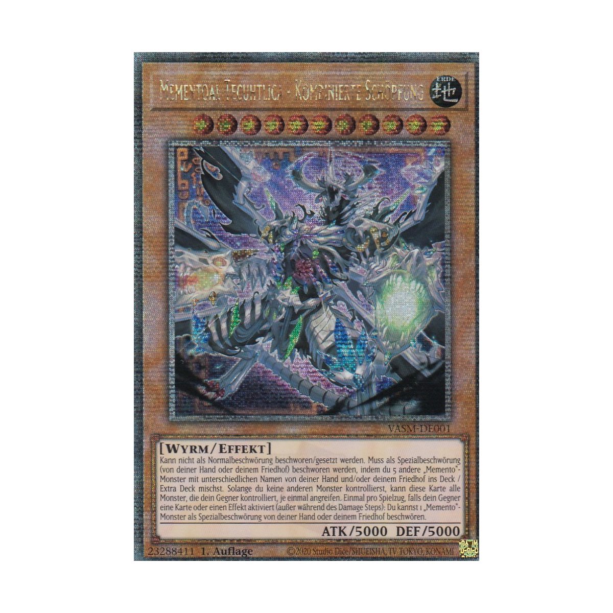 Mementoal Tecuhtlica - Kombinierte Schöpfung (V.3 - Quarter Century Secret Rare) VASM-DE001 ...