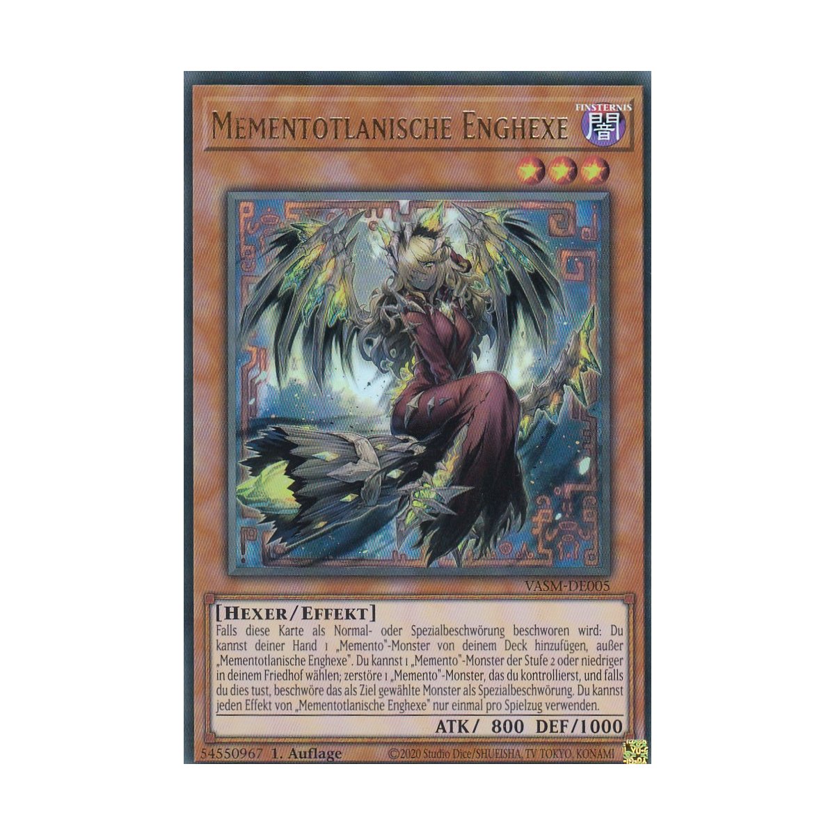 Mementotlanische Enghexe (V.1 - Ultra Rare) VASM-DE005 Valiant Smashers ...
