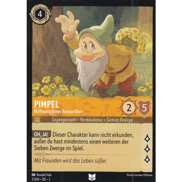 Pimpel - Hoffnungsloser Romantiker 001/204 2ROF-001 Aufstieg der ...