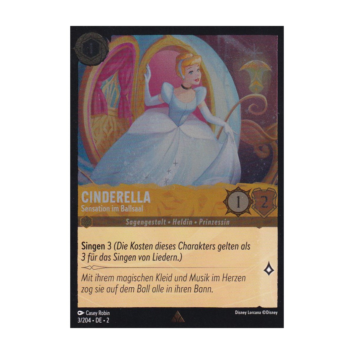 Cinderella - Sensation im Ballsaal (V.1) Holo 003/204 2ROF-003-HOLO ...