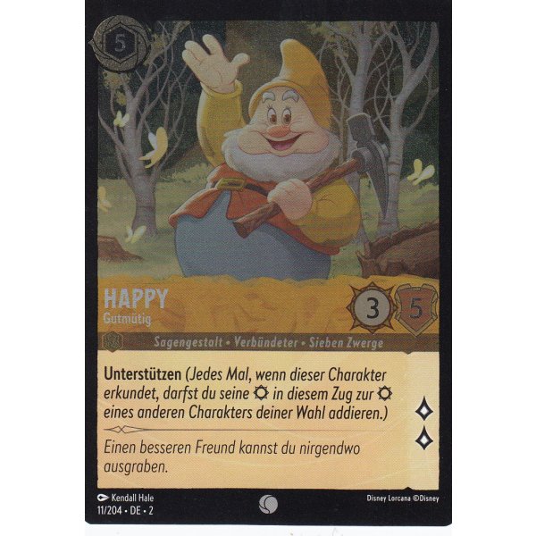 Happy - Gutmütig Holo 011/204 2ROF-011-HOLO Aufstieg der Flutgestalten ...