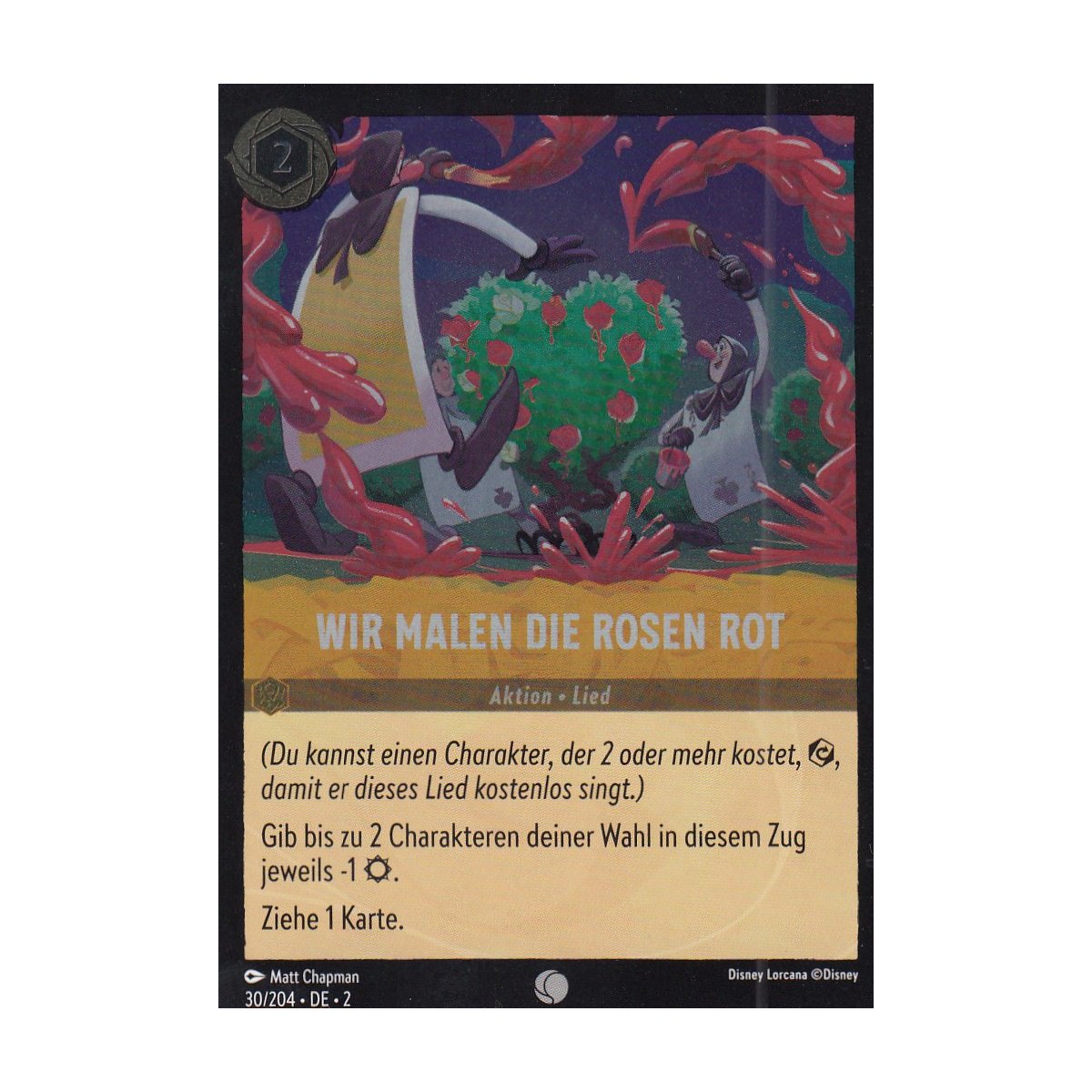 Wir Malen die Rosen Rot Holo 030/204 2ROF-030-HOLO Aufstieg der ...