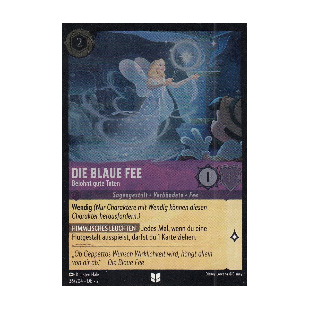 Die Blaue Fee - Belohnt gute Taten Holo 036/204 2ROF-036-HOLO Aufstieg ...