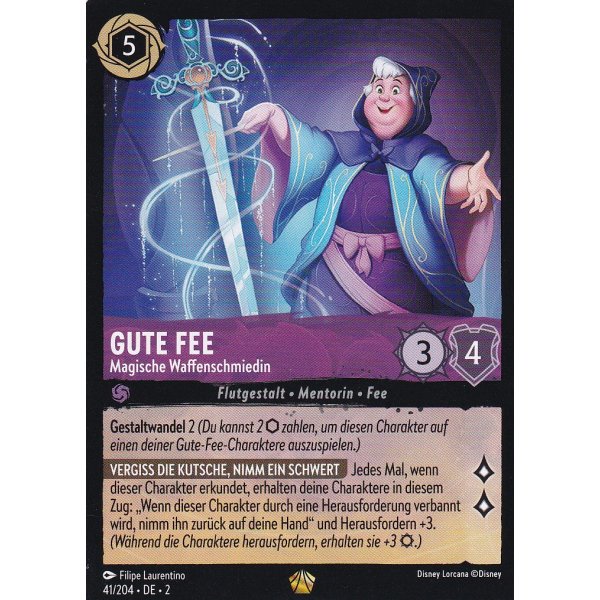 Gute Fee - Magische Waffenschmiedin Holo 041/204 2ROF-041-HOLO Aufstieg ...