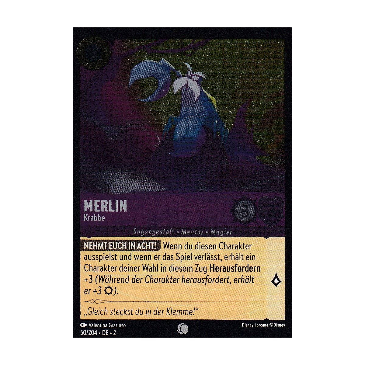 Merlin - Krabbe Holo 050/204 2ROF-050-HOLO Aufstieg der Flutgestalten ...