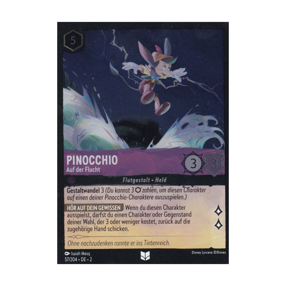 Pinocchio - Auf der Flucht Holo 057/204 2ROF-057-HOLO Aufstieg der ...