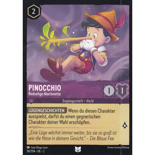 Pinocchio - Redselige Marionette 058/204 2ROF-058 Aufstieg der ...