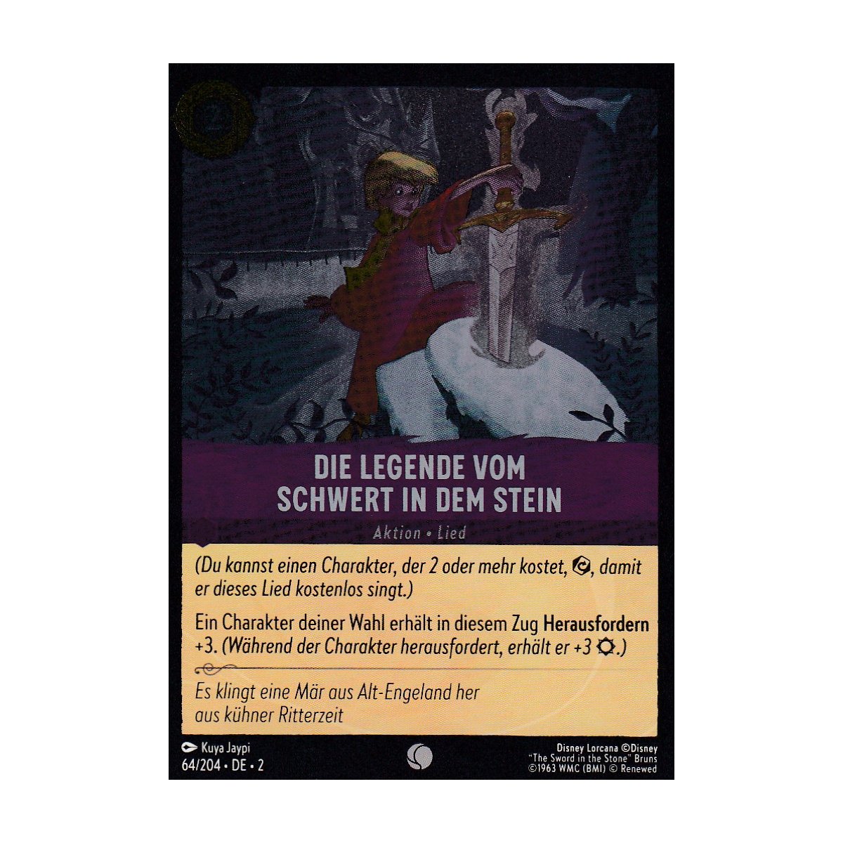 Die Legende vom Schwert im Stein Holo 064/204 2ROF-064-HOLO Aufstieg ...