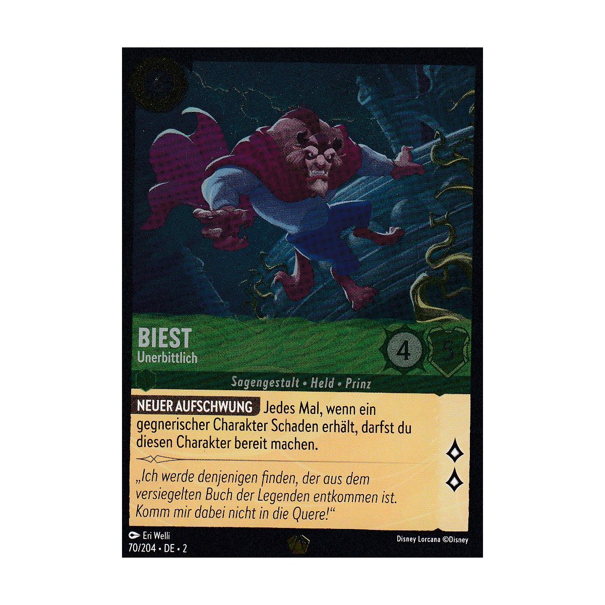 Biest - Unerbittlich (V.1) Holo 070/204 2ROF-070-HOLO Aufstieg der ...