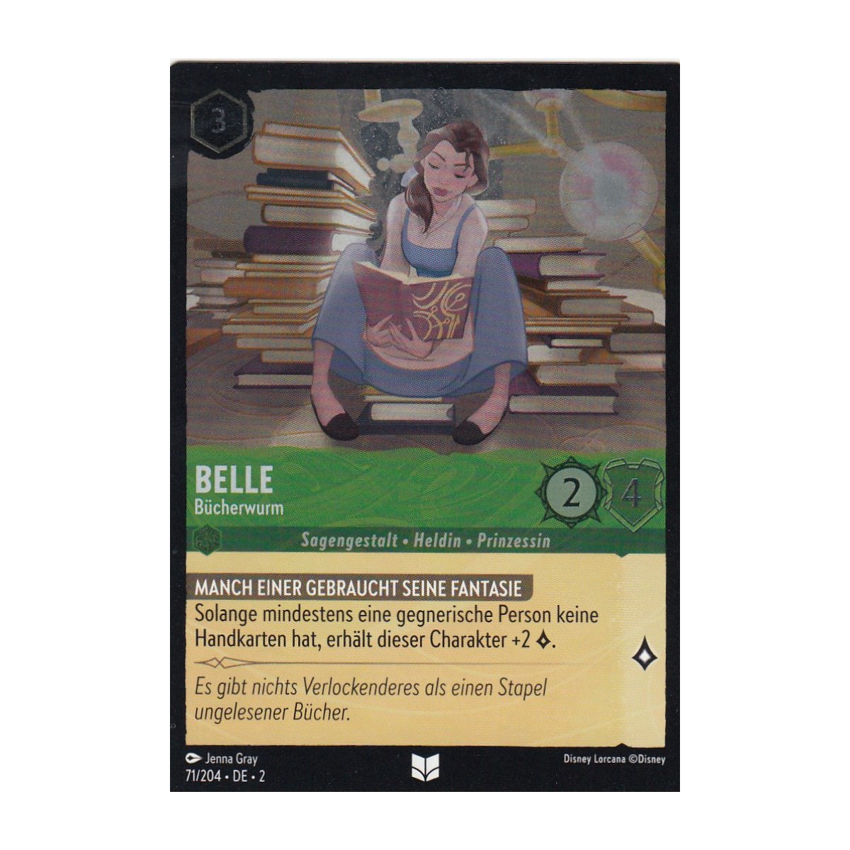 Belle - Bücherwurm Holo 071/204 2ROF-071-HOLO Aufstieg der ...