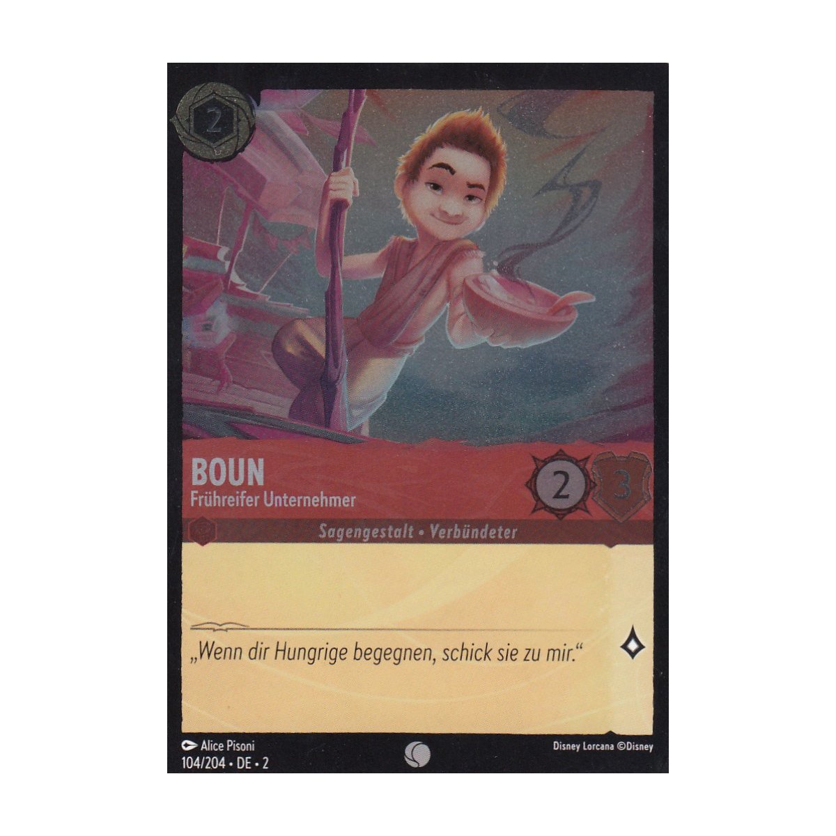 Boun - Frühreifer Unternehmer Holo 104/204 2ROF-104-HOLO Aufstieg der ...