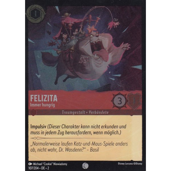 Felizita - Immer hungrig Holo 107/204 2ROF-107-HOLO Aufstieg der ...