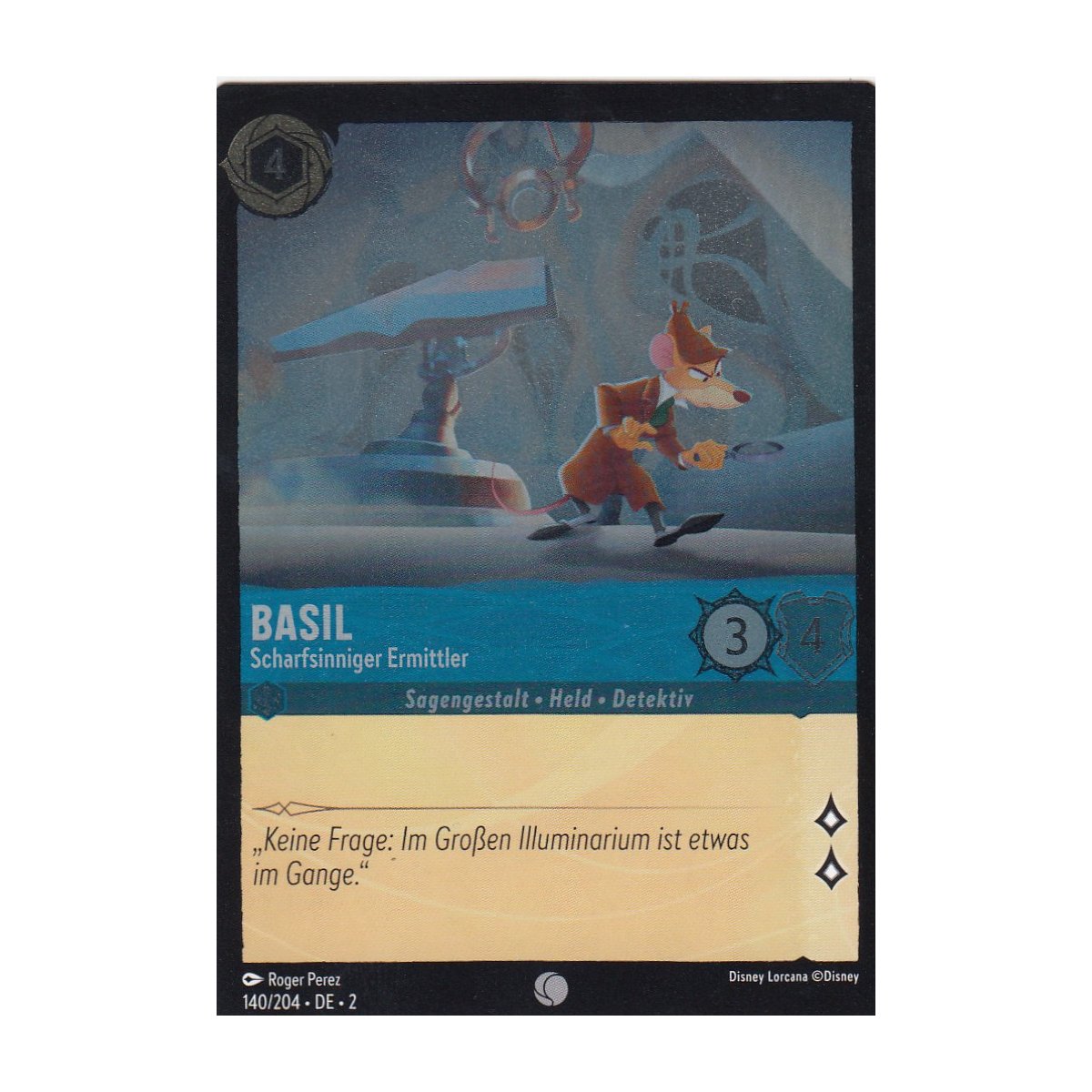 Basil - Scharfsinniger Ermittler Holo 140/204 2ROF-140-HOLO Aufstieg ...