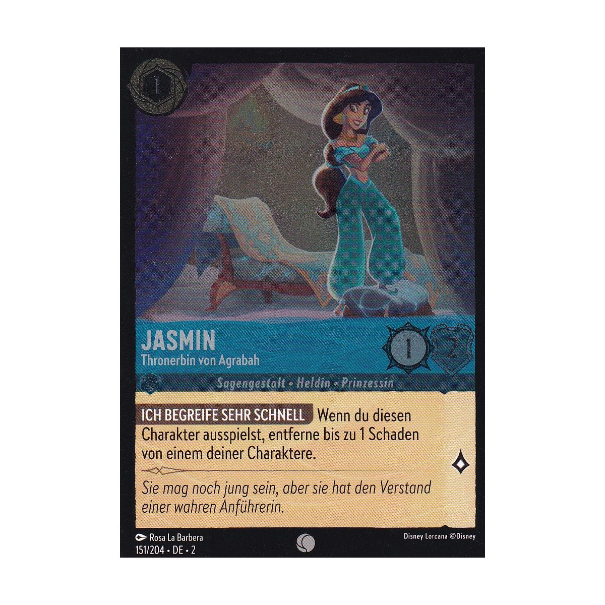 Jasmin - Thronerbin von Agrabah Holo 151/204 2ROF-151-HOLO Aufstieg der ...