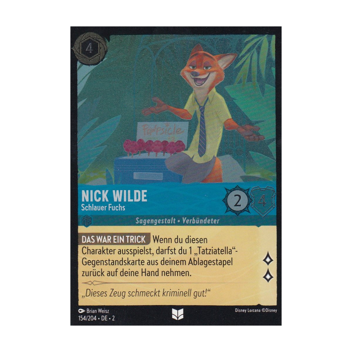 Nick Wilde - Schlauer Fuchs Holo 154/204 2ROF-154-HOLO Aufstieg der ...