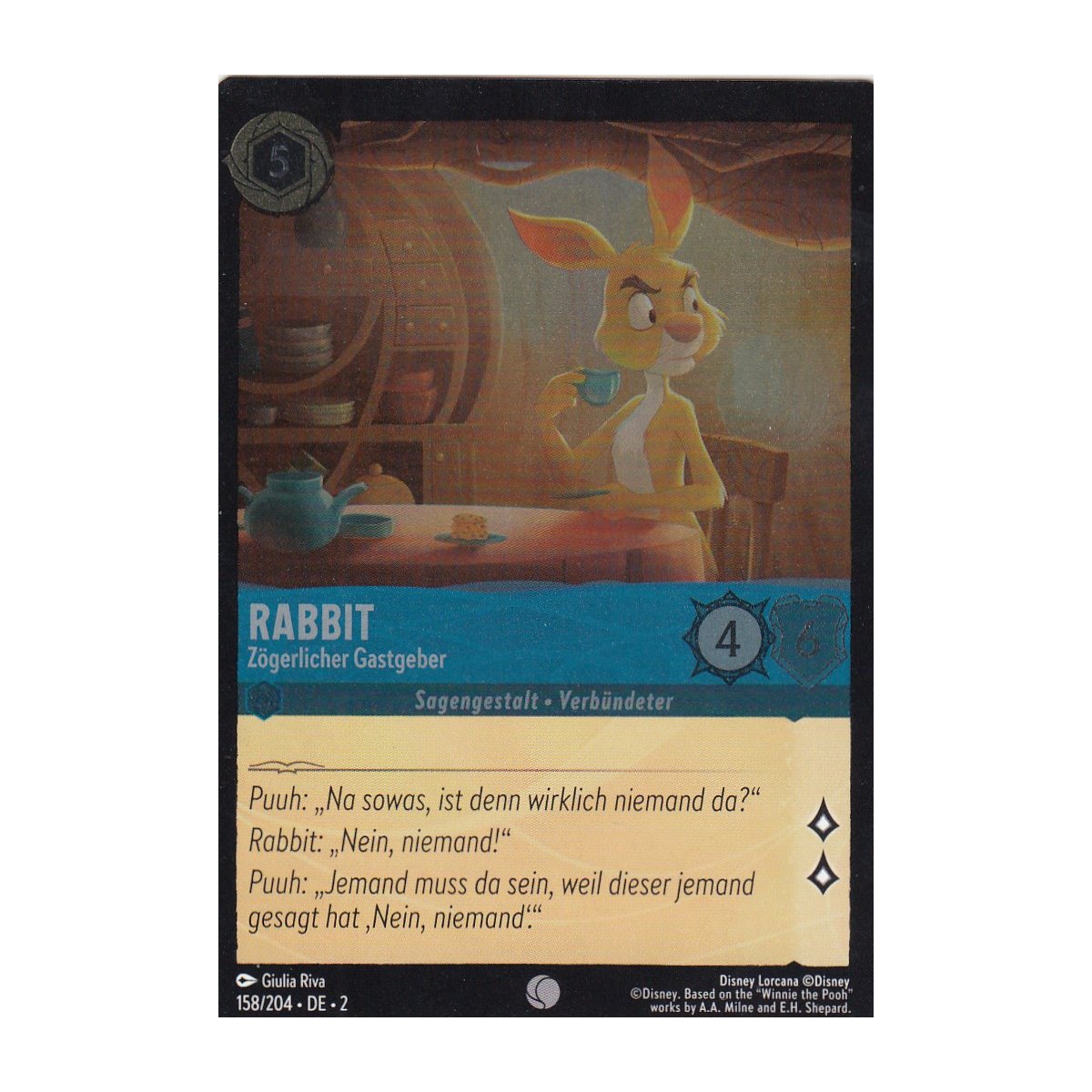 Rabbit - Zögerlicher Gastgeber Holo 158/204 2ROF-158-HOLO Aufstieg der ...