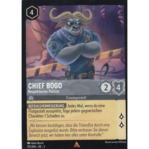 Chief Bogo - Respektierter Polizist 175/204 2ROF-175 Aufstieg der ...