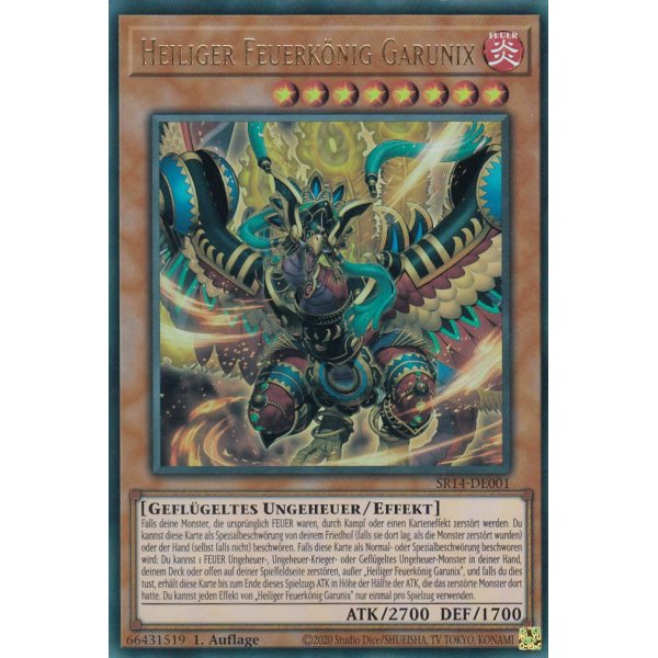 Heiliger Feuerkönig Garunix SR14-DE001 Structure Deck: Fire Kings kaufen