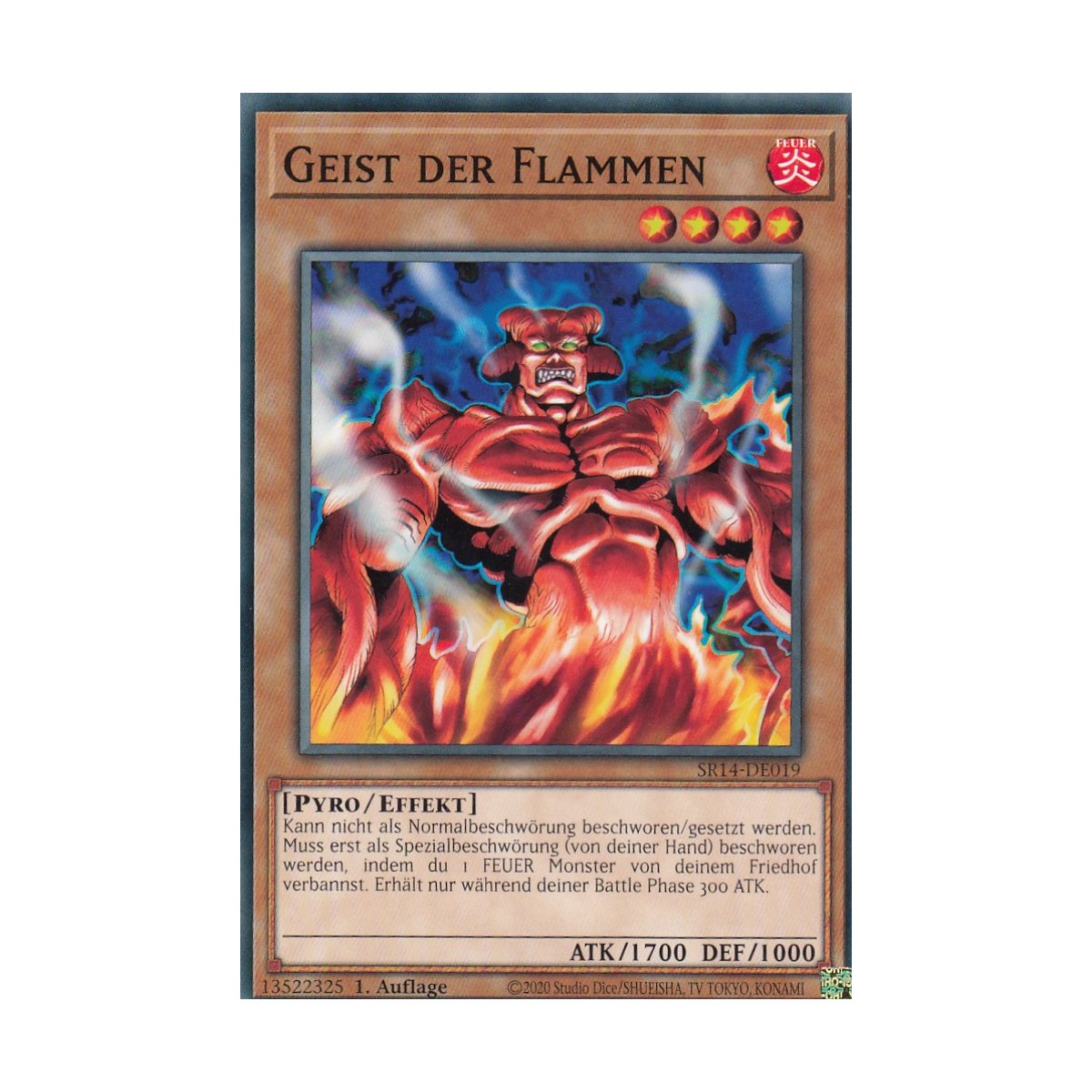 Geist der Flammen SR14-DE019 Structure Deck: Fire Kings kaufen