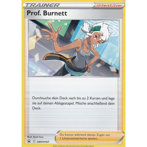 Professor Burnet SWSH167 SWSH Promos Pokemon Karte kaufen
