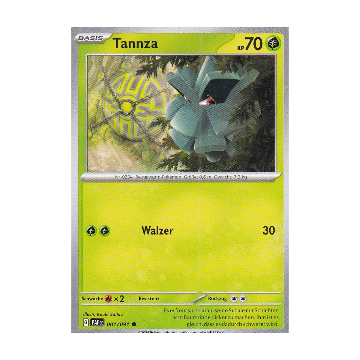 Tannza 001/091 Paldeas Schicksale Pokemon Karte günstig kaufen