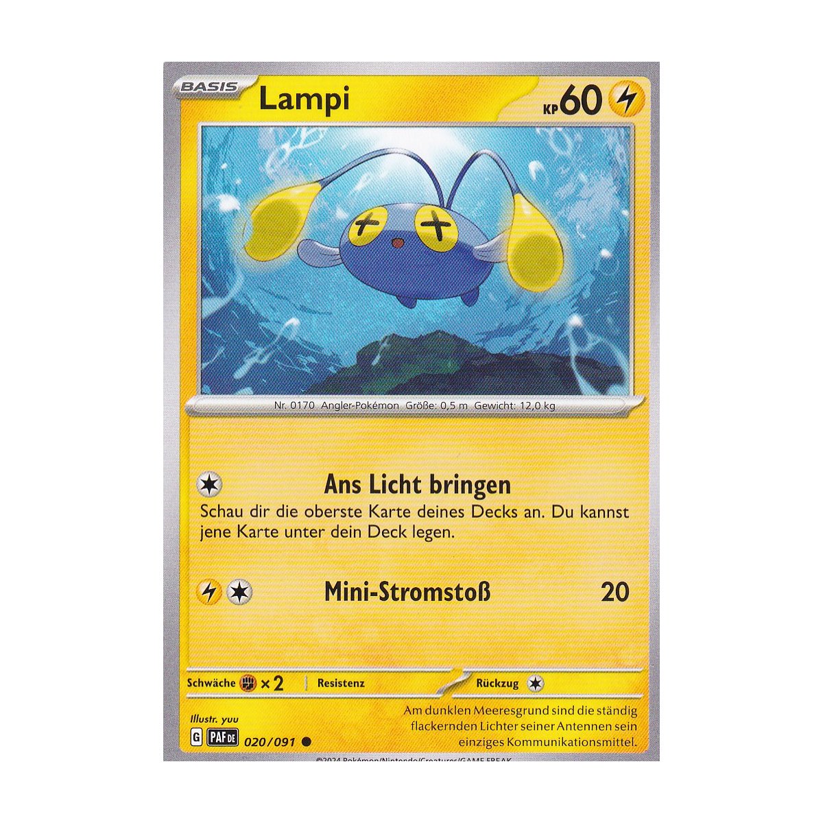 Lampi 020/091 Paldeas Schicksale Pokemon Karte günstig kaufen