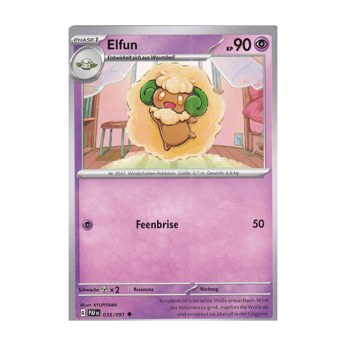 Elfun 035/091 Paldeas Schicksale Pokemon Karte günstig kaufen