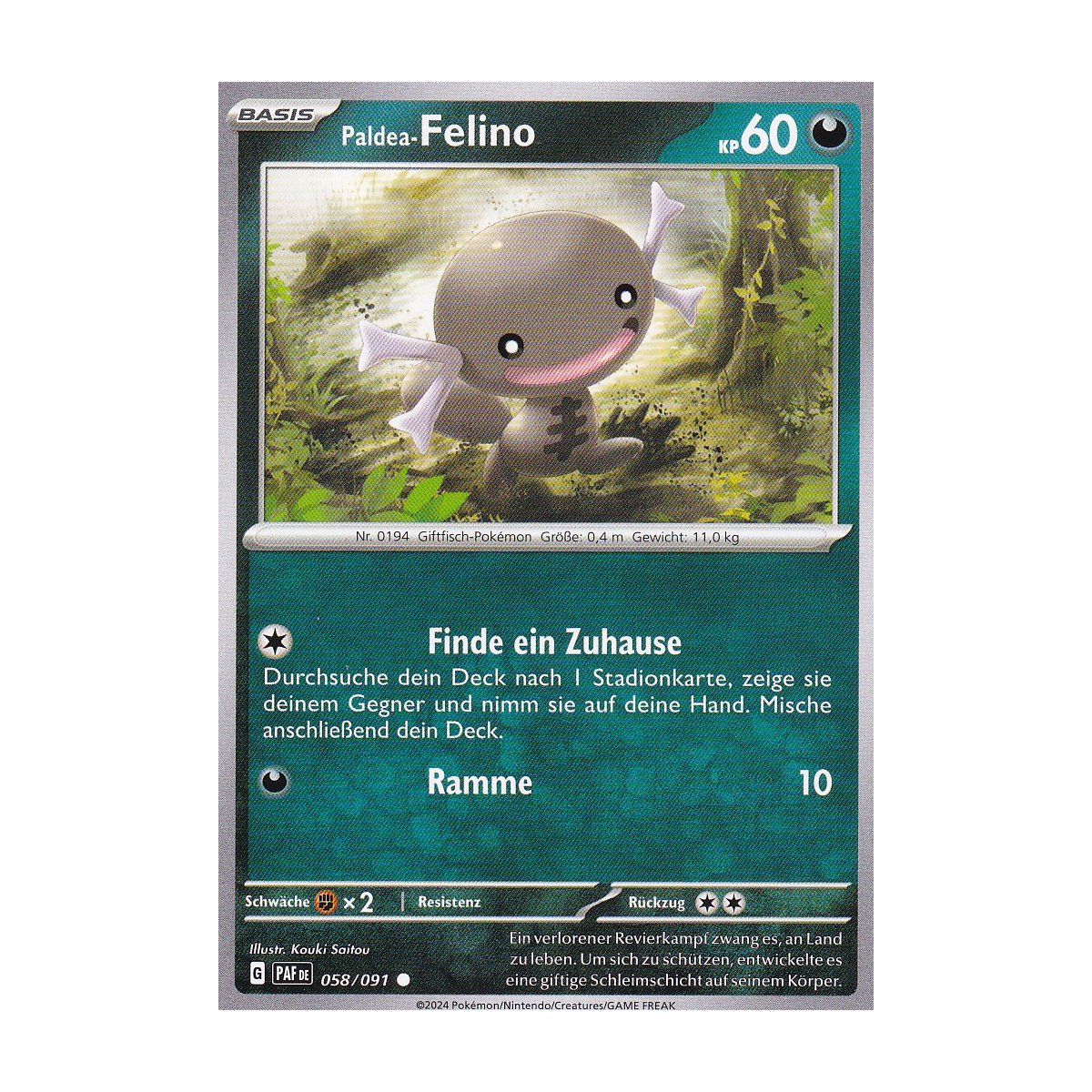 Paldea-Felino 058/091 Paldeas Schicksale Pokemon Karte kaufen