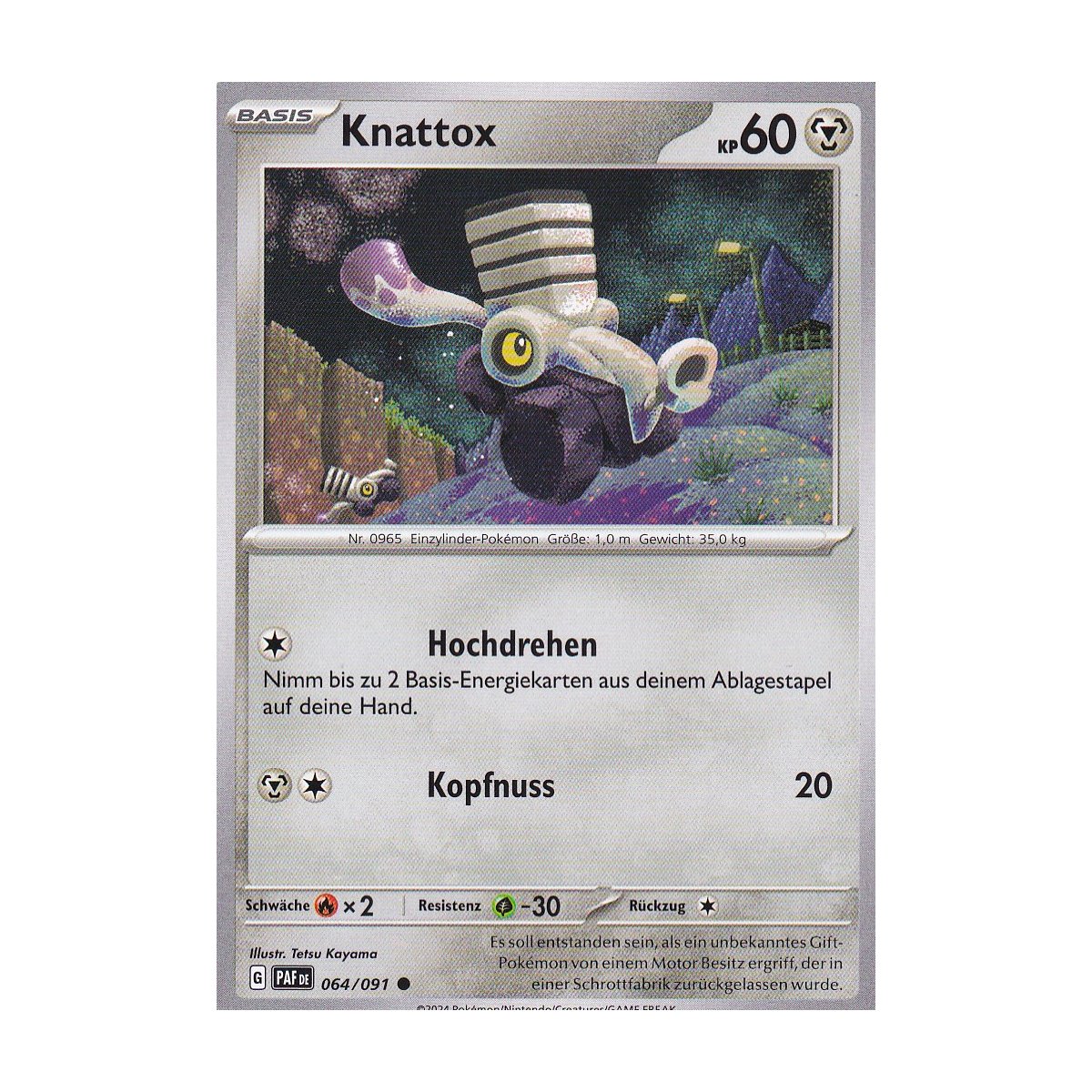 Knattox 064/091 Paldeas Schicksale Pokemon Karte günstig kaufen