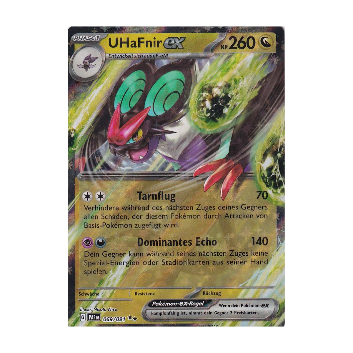 UHaFnir-ex 069/091 Paldeas Schicksale Pokemon Karte kaufen