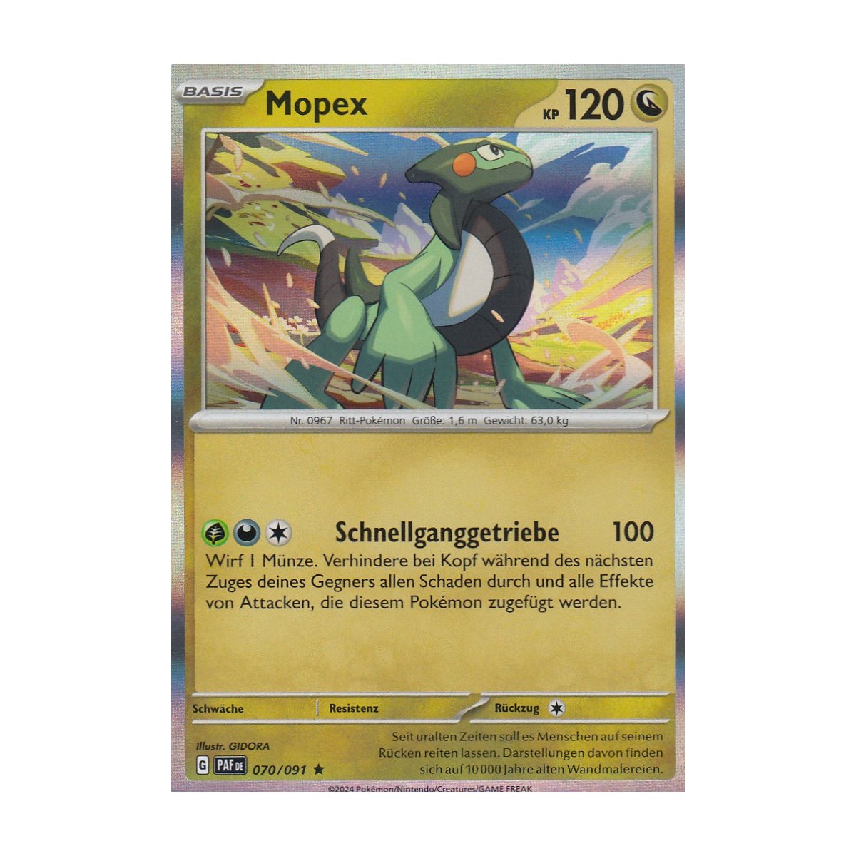 Mopex 070/091 Paldeas Schicksale Pokemon Karte günstig kaufen